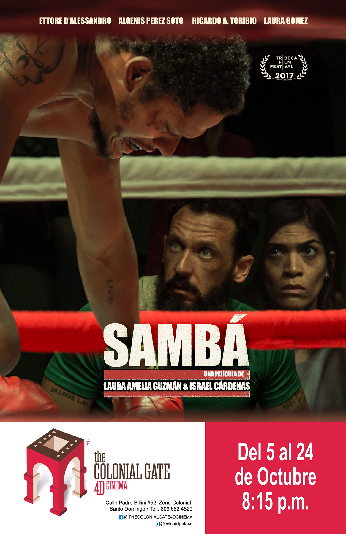 Película “Sambá” se exhibe en The Colonial Gate 4D Cinema