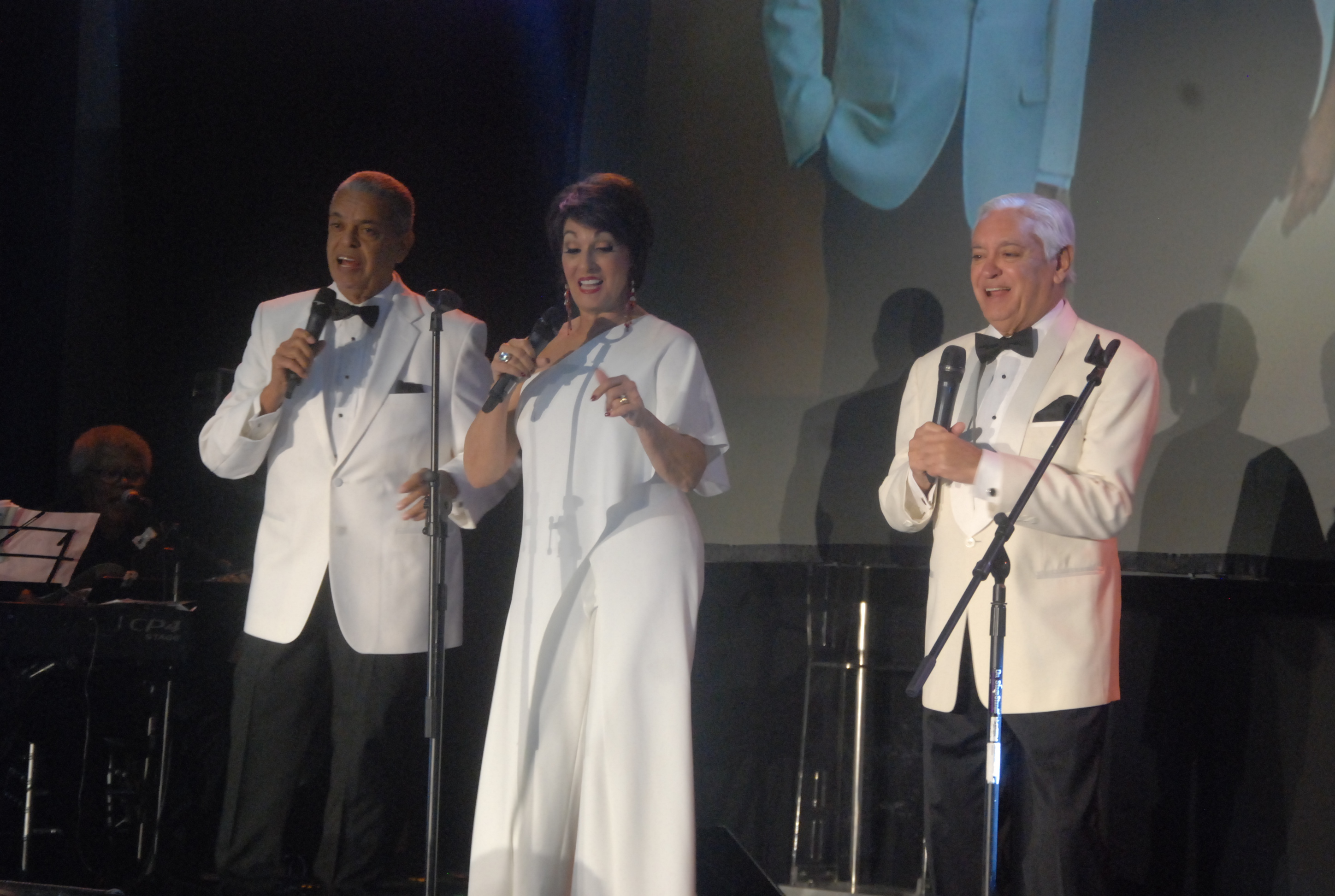 Cecilia García, Felipe Polanco “Boruga” y Cuquín Victoria juntos