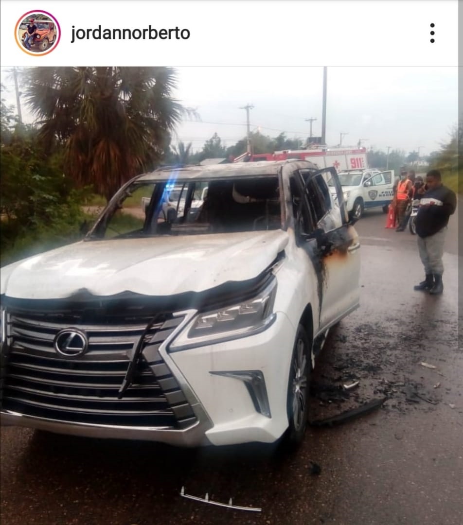 Encuentran quemada yipeta de lanzador Jordan Norberto tras ser ...