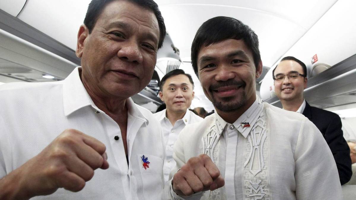 Manny Pacquiao es elegido presidente del partido político de Duterte ...