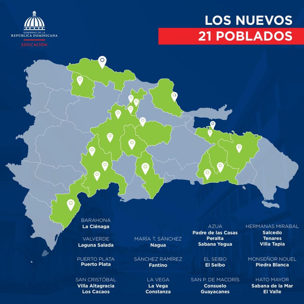 Minerd anuncia retorno gradual a las aulas en 21 nuevos municipios ...