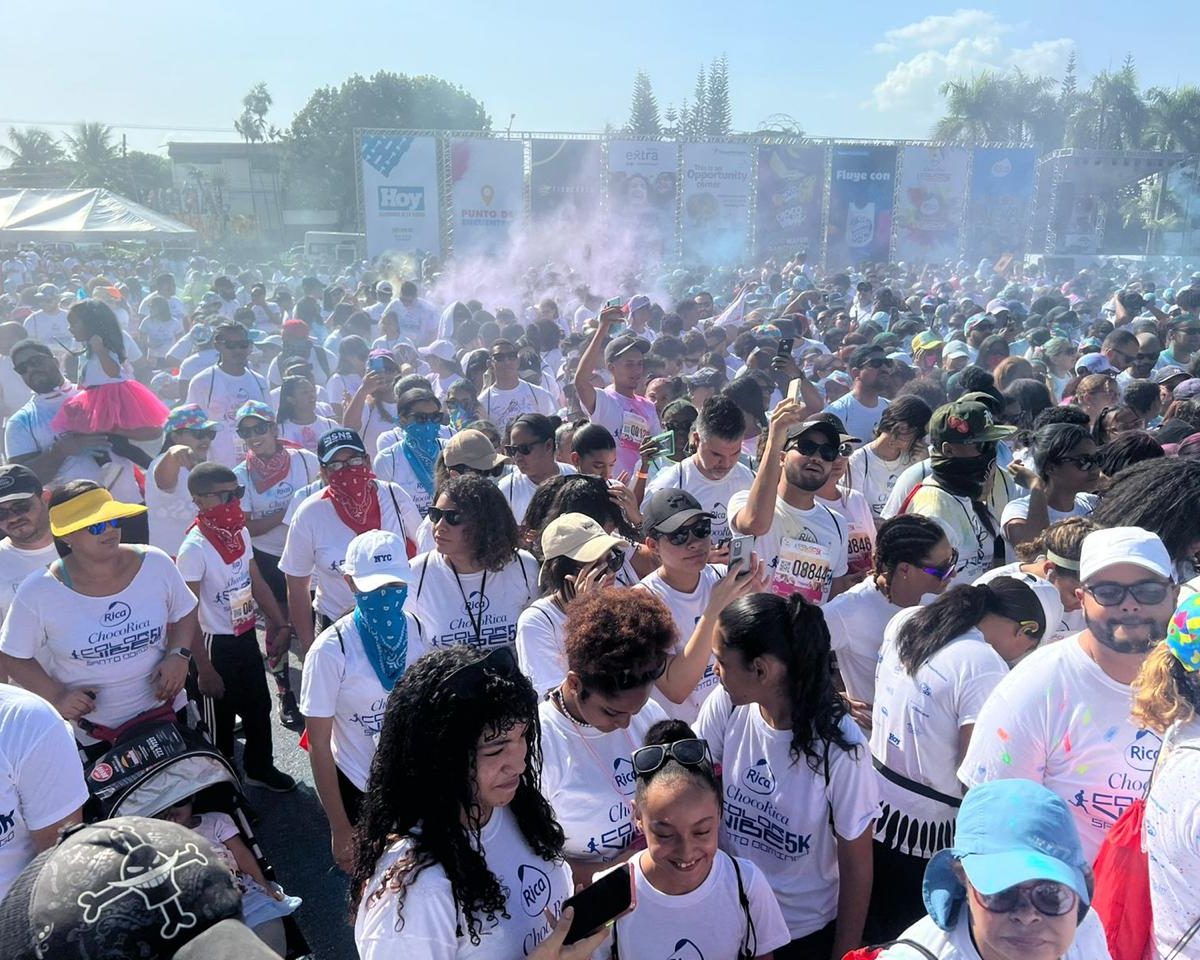 Realizan la gran carrera "ChocoRica Vibe 5K" en el Jardín Botánico
