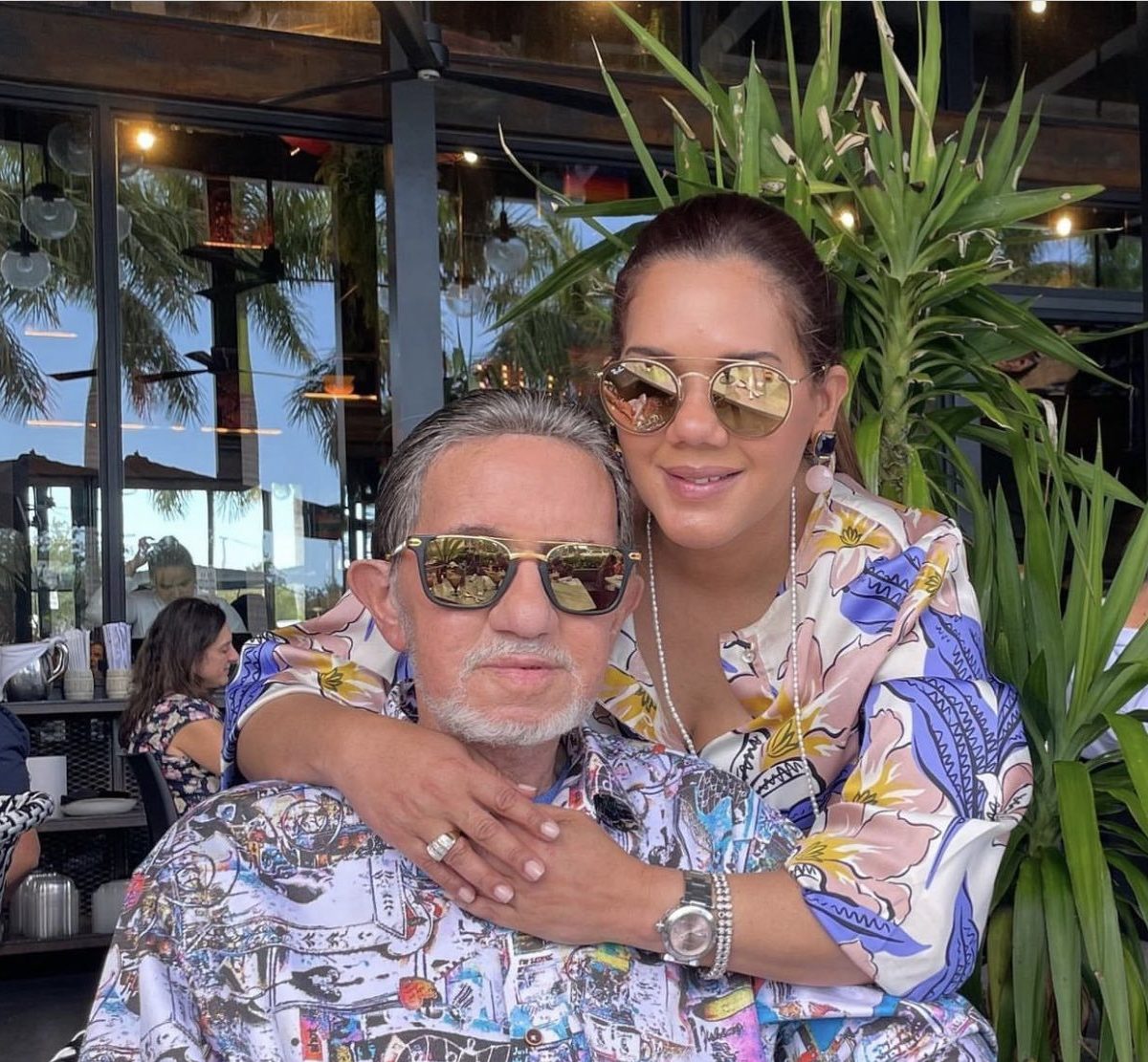 El dolor de Karina por la muerte de Amable: «Te amo y te amaré por siempre papi de mi corazón ...