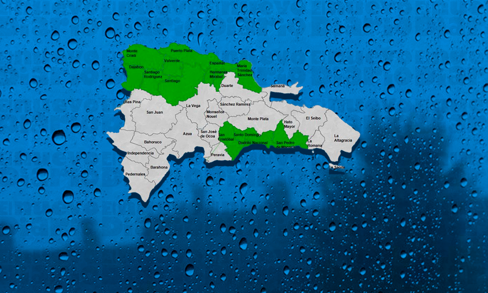 El COE amplía a 12 las provincias en alerta verde por lluvias – El Nuevo Diario (República ...
