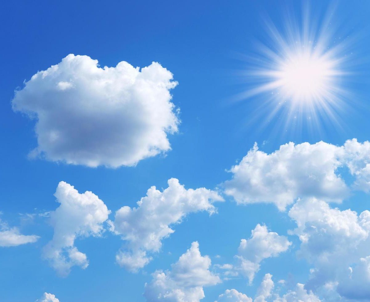 Lunes caluroso; bueno para sentarse frente al abanico y beber agua bien ...