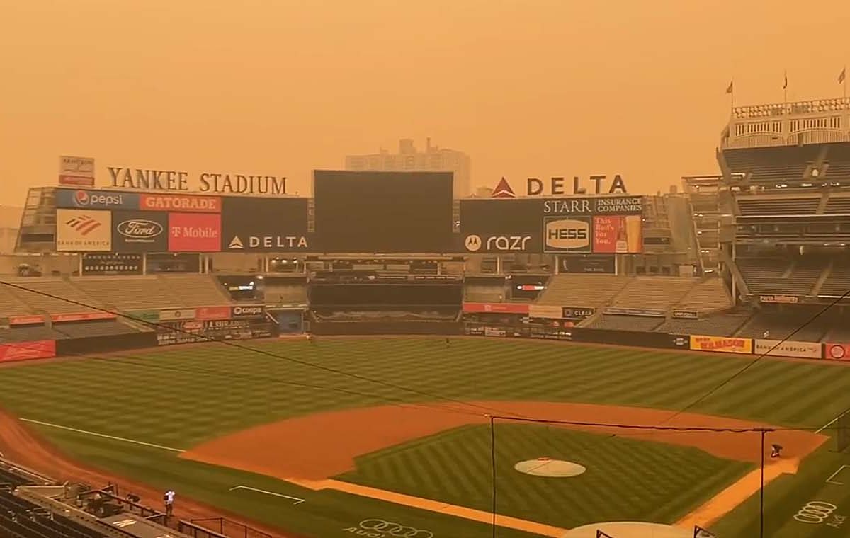 MLB suspende juegos en Nueva York y Filadelfia a causa del humo por ...