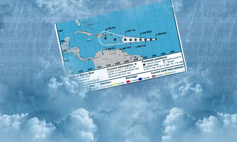 Se forma la tormenta tropical Bret en el Atlántico, que puede volverse ...