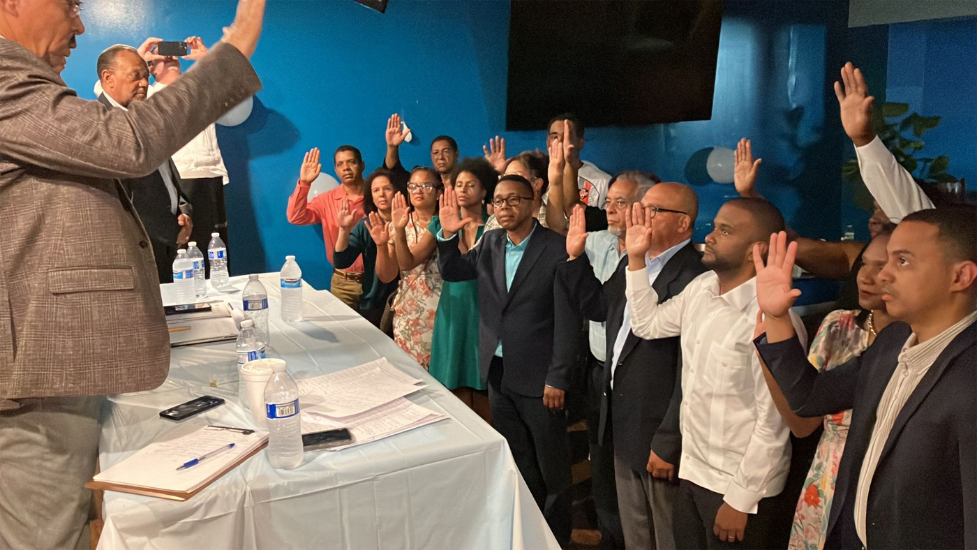 Juramentan nueva dirigencia seccional del PRM en Washington DC ...