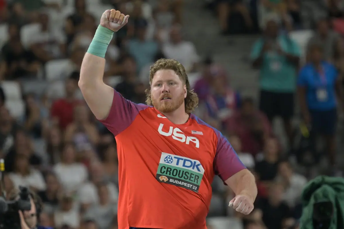 Ryan Crouser se cuelga el oro en peso con récord de los Mundiales – El ...