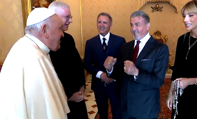 Papa Francisco recibe a Sylvester Stallone en el Vaticano – El Nuevo ...