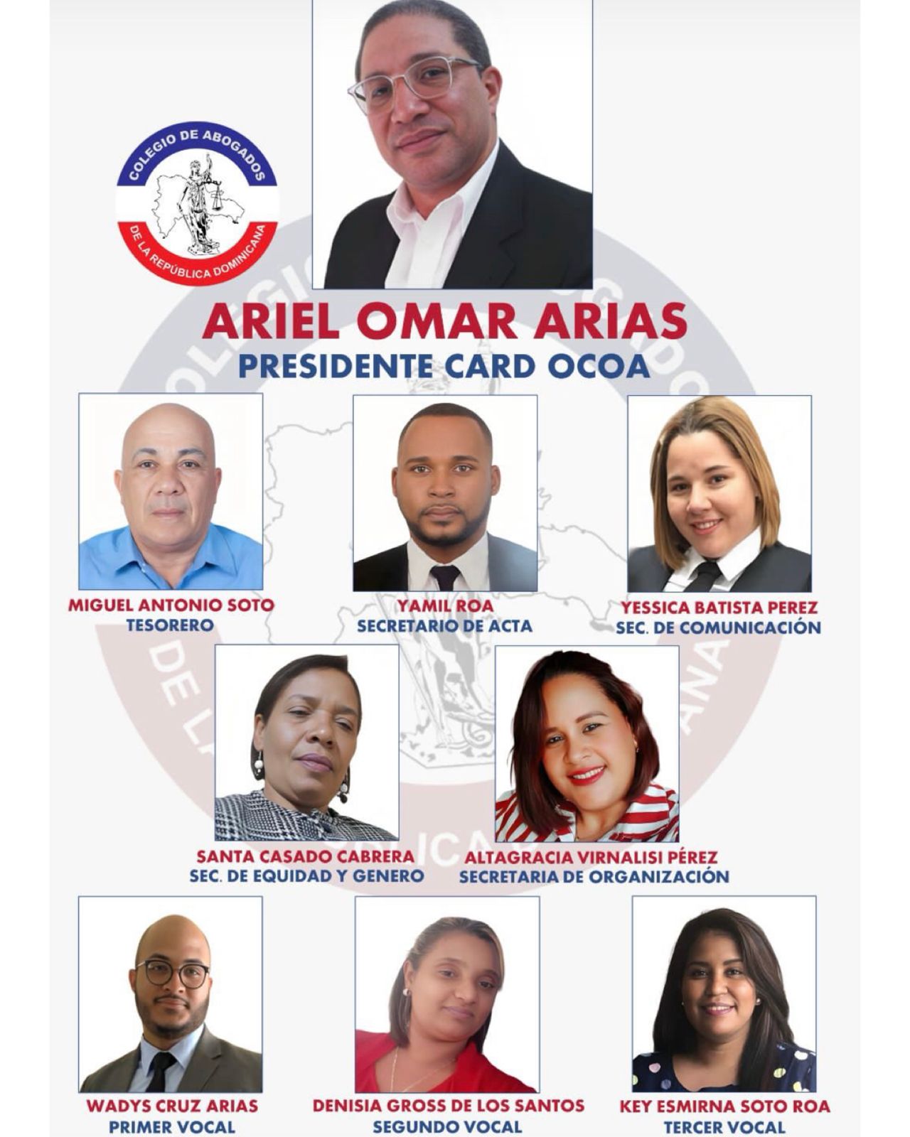 Ariel Arias presenta plancha para presidir Colegio de Abogados San José de Ocoa – El Nuevo ...