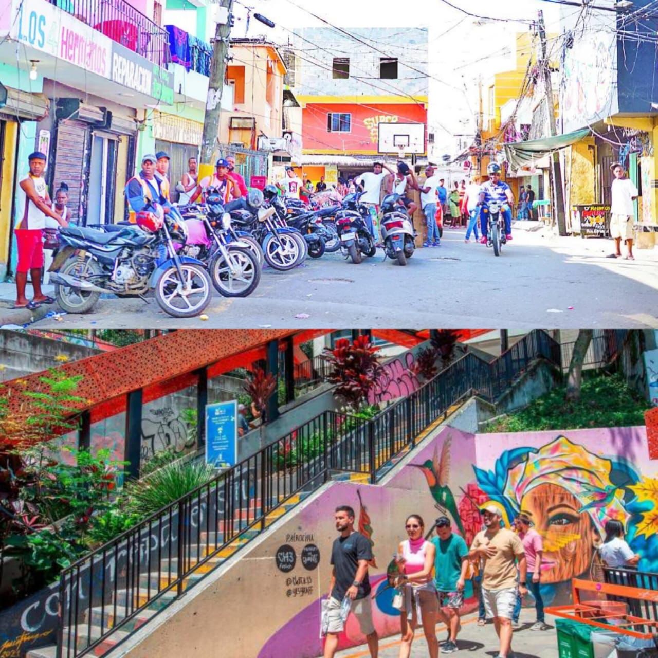 Calle 42 de Capotillo y la Comuna 13 de Medellín, una diferencia del ...