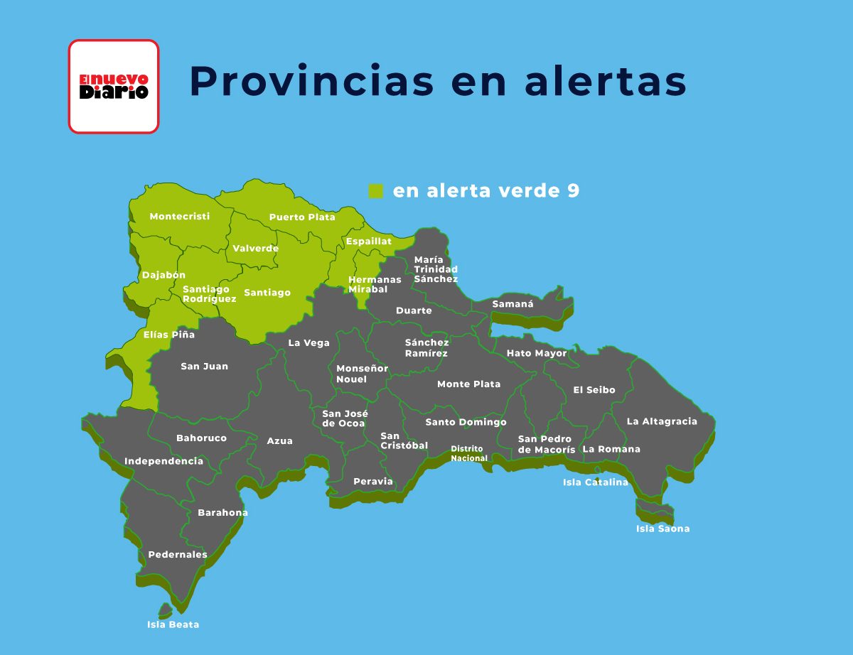COE mantiene nueve provincias en alerta por efectos indirectos del huracán Ernesto – El Nuevo ...