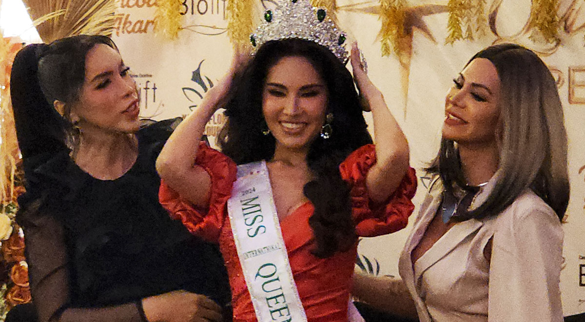 La trans peruana Catalina Marsano es coronada como Miss Reina ...