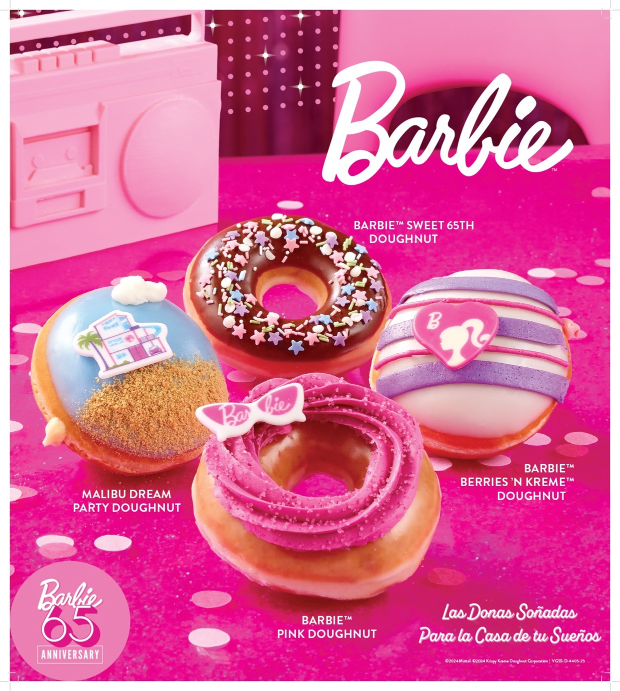 Krispy Kreme celebra 65 años de Barbie con nueva colección de donas – El Nuevo Diario (República ...