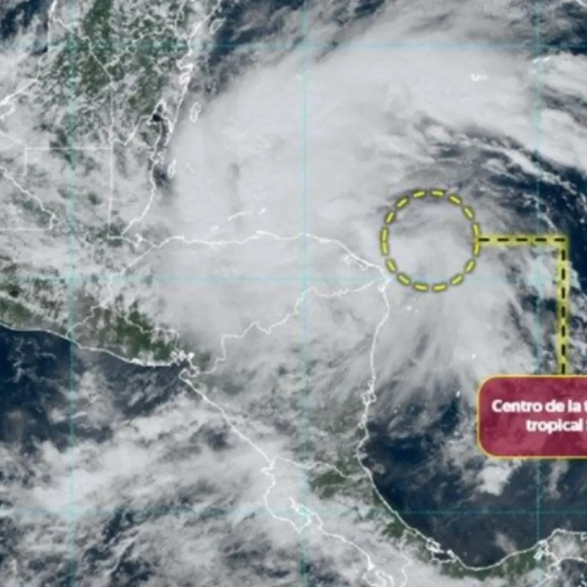 La tormenta tropical Sara se forma cerca del sureste de México y ...
