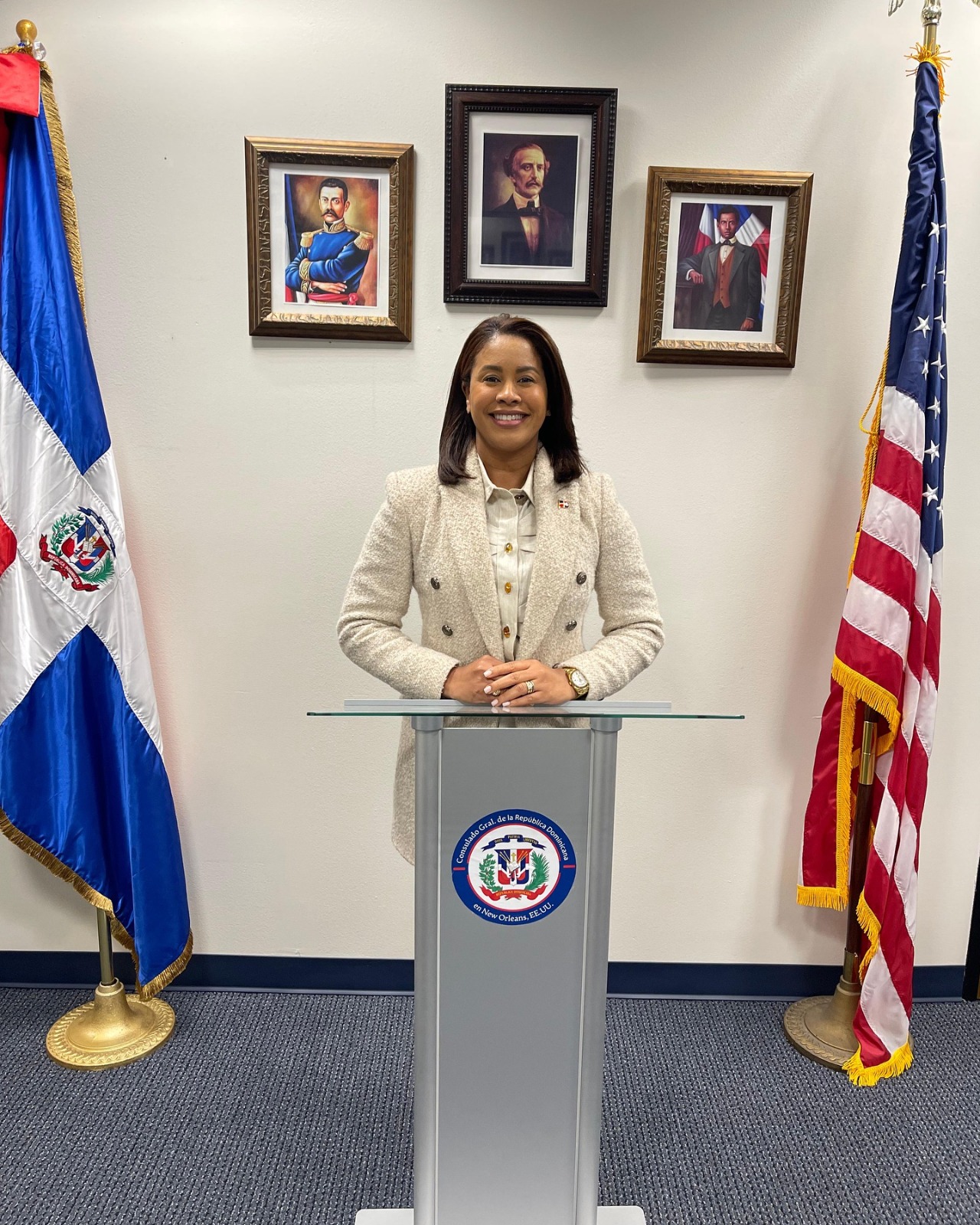 Puertoplateña Yanina Torres asume dirección del Consulado de RD en New ...