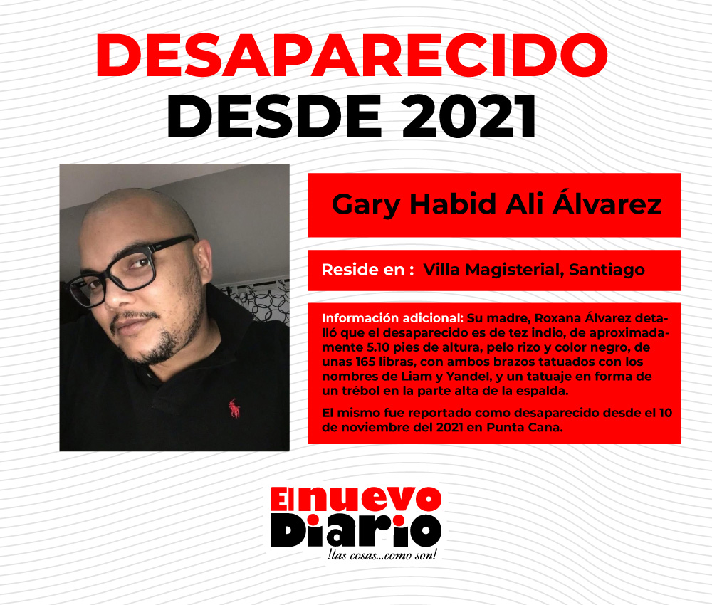 Madre continúa buscando hijo desaparecido desde 2021 en Punta Cana – El Nuevo Diario (República ...