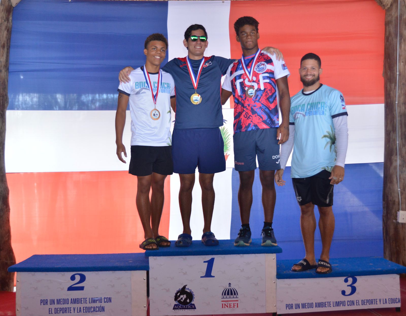 Lucas Ega y Laurent Estrada ganan Abierto Natación de Aguas Abiertas en ...