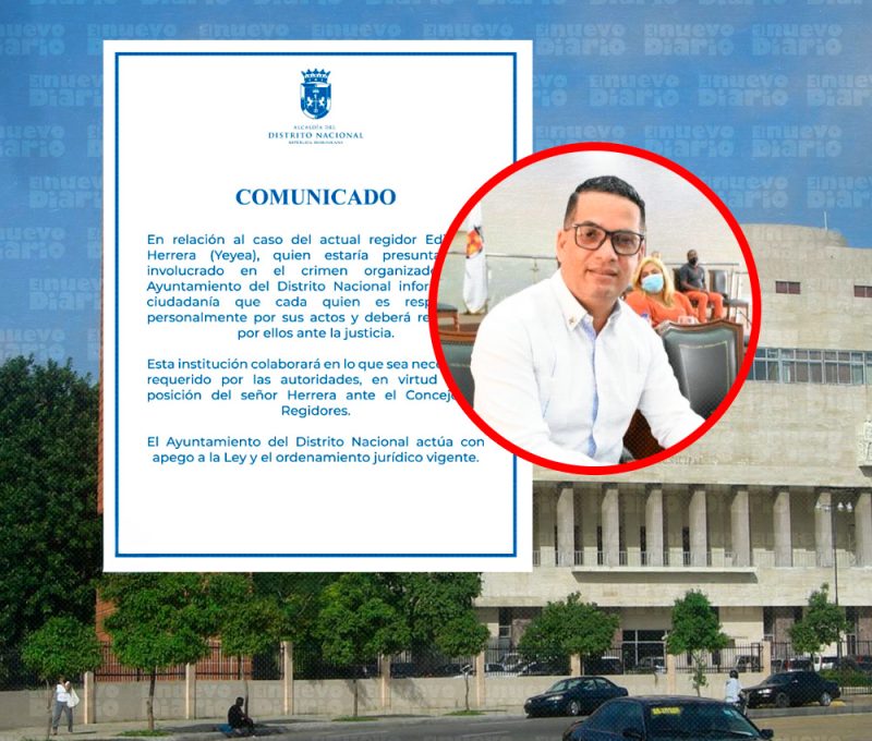 Alcaldía del DN dice colaborará con las autoridades en caso regidor ...