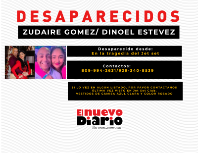Reportan como desaparecidos a Zudaire Gómez y Dinoel Estévez, vistos por última vez en el Jet ...