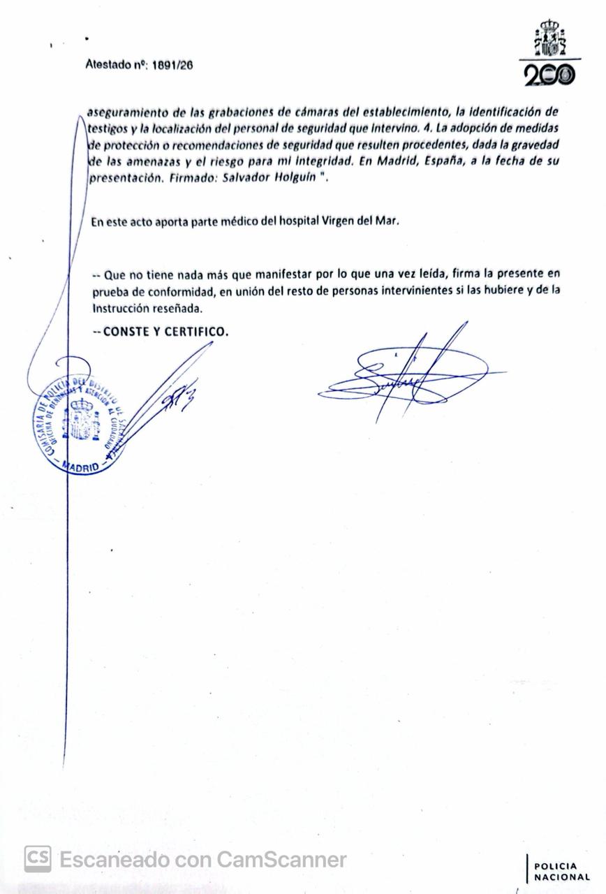 Salvador Holguín denuncia fue objeto de un atentado de homicidio en ...